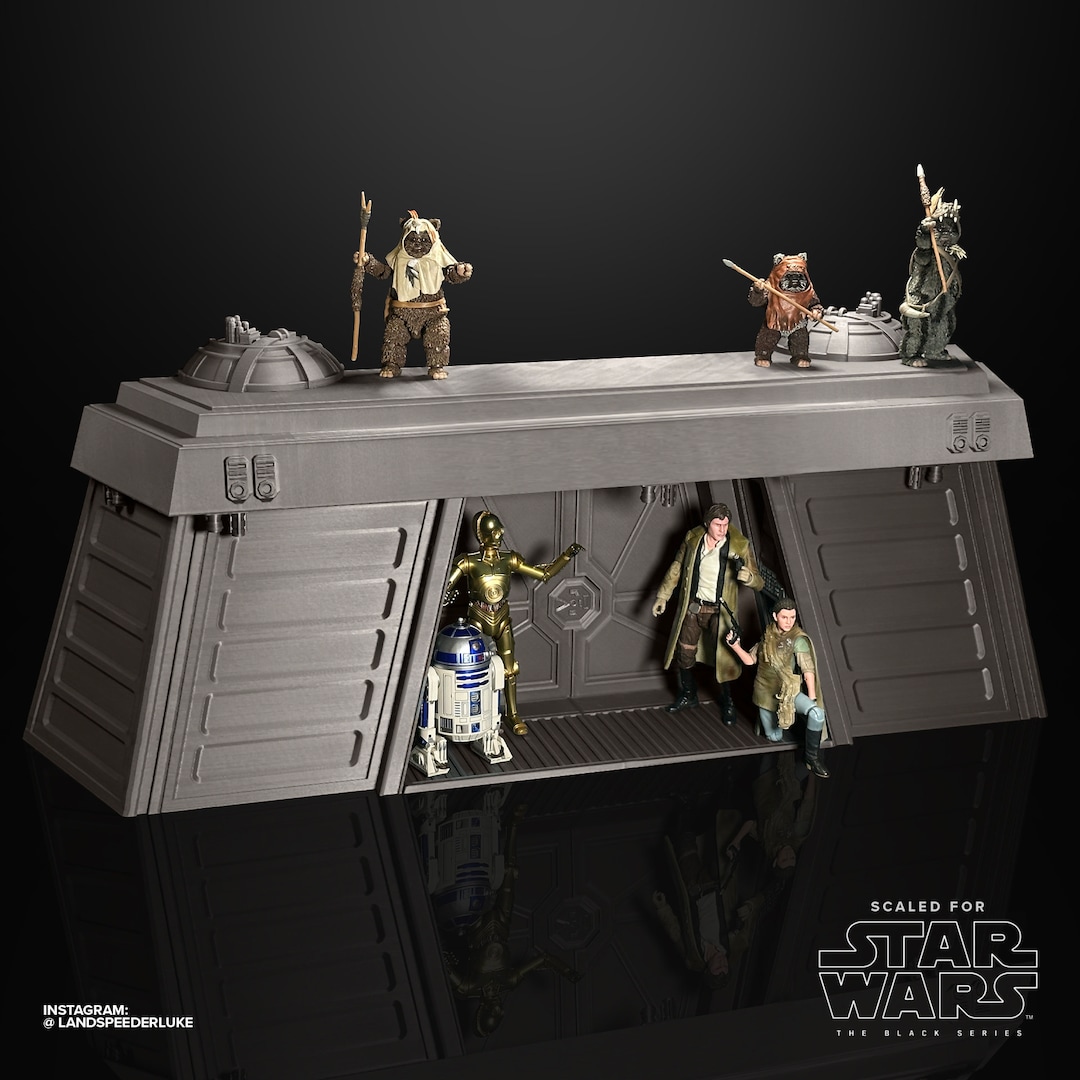 Star Wars Black Series Endor Bunker Inspired STL Files - Return of the ...