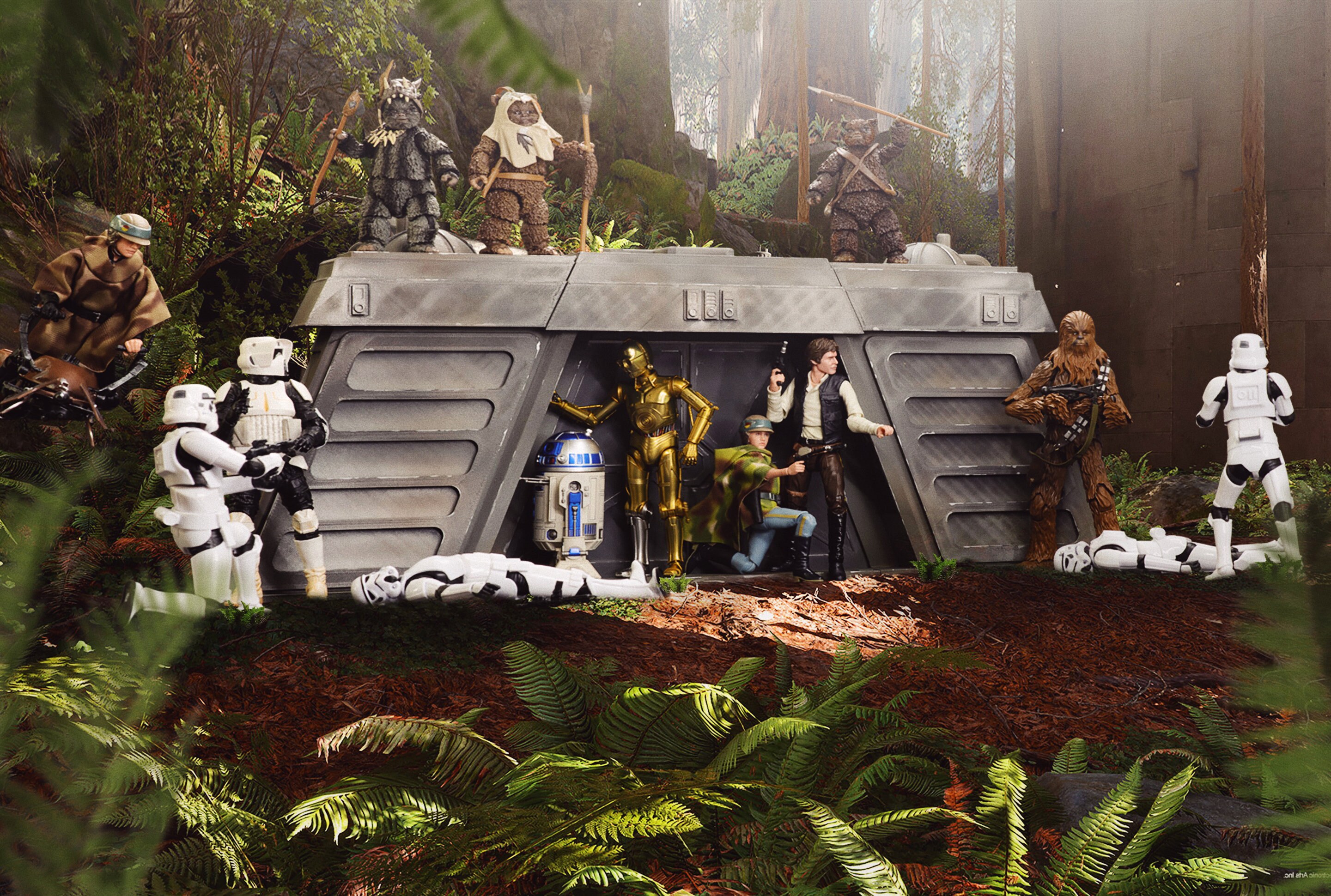 Star Wars Endor Bunker Inspired STL Files - Etsy UK