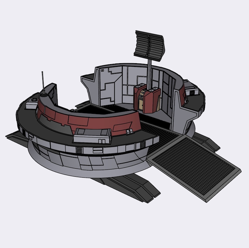 Forward Command Center STL 3D Print Files - Inspired by Star Wars ...