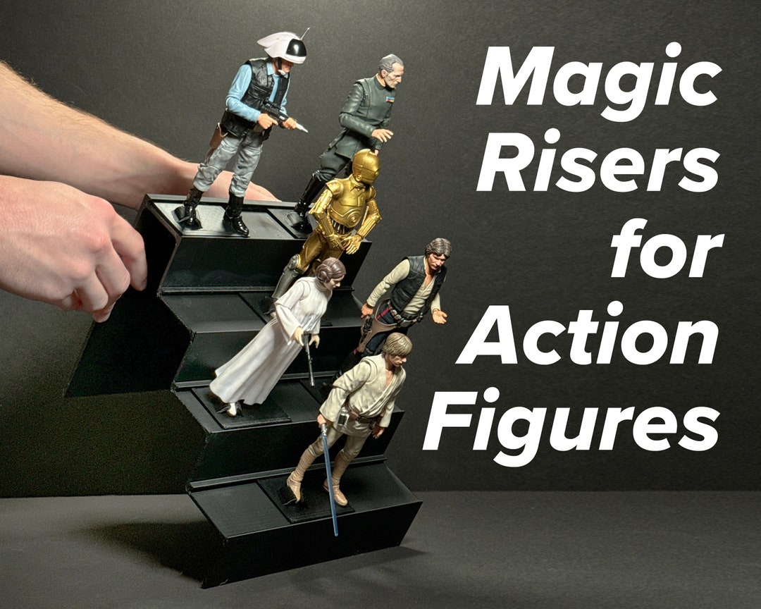 Magic Risers for Action Figures - STL 3D Print Files - Etsy