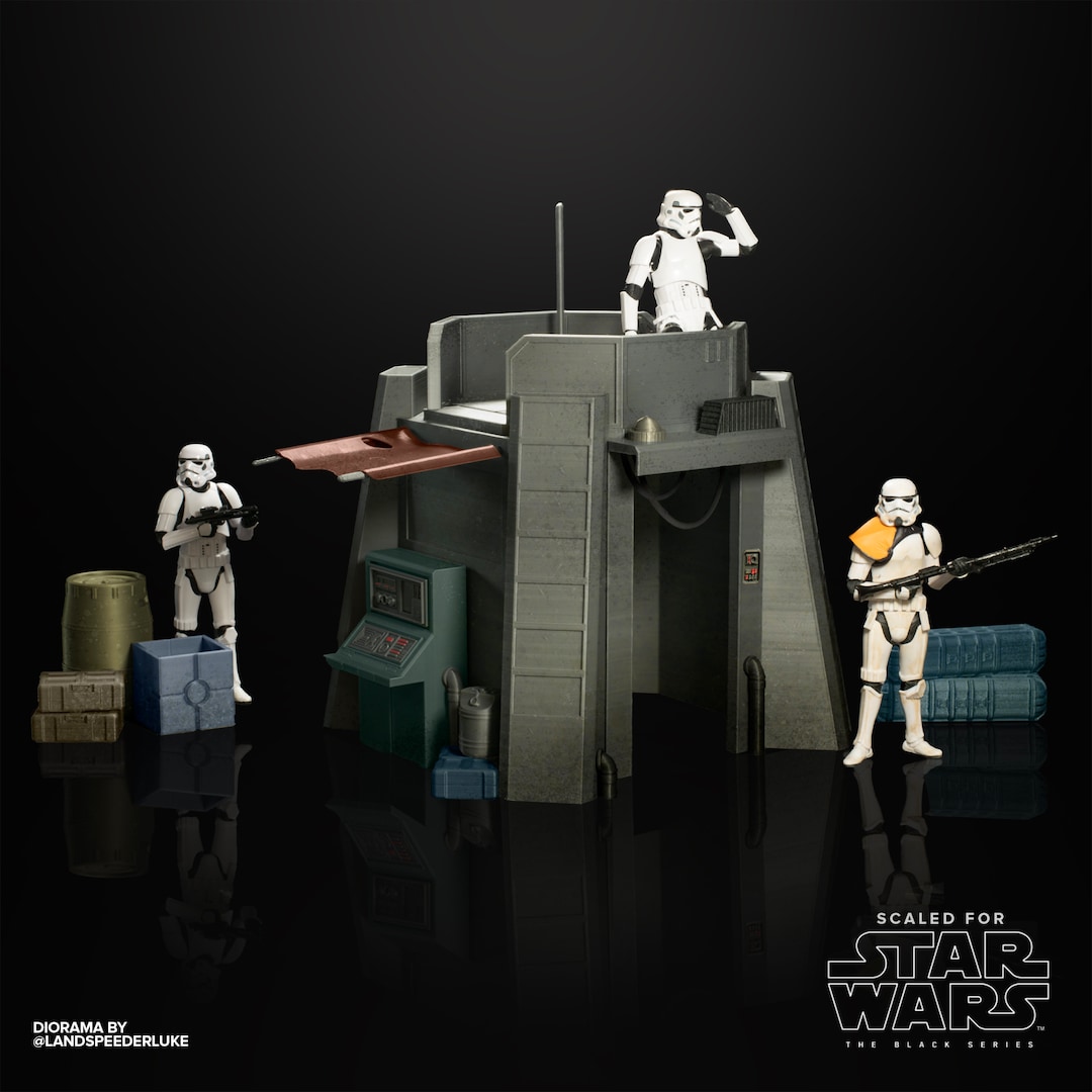 Security Outpost 3D Print Files - Inspired by Star Wars: Obi-wan Kenobi ...