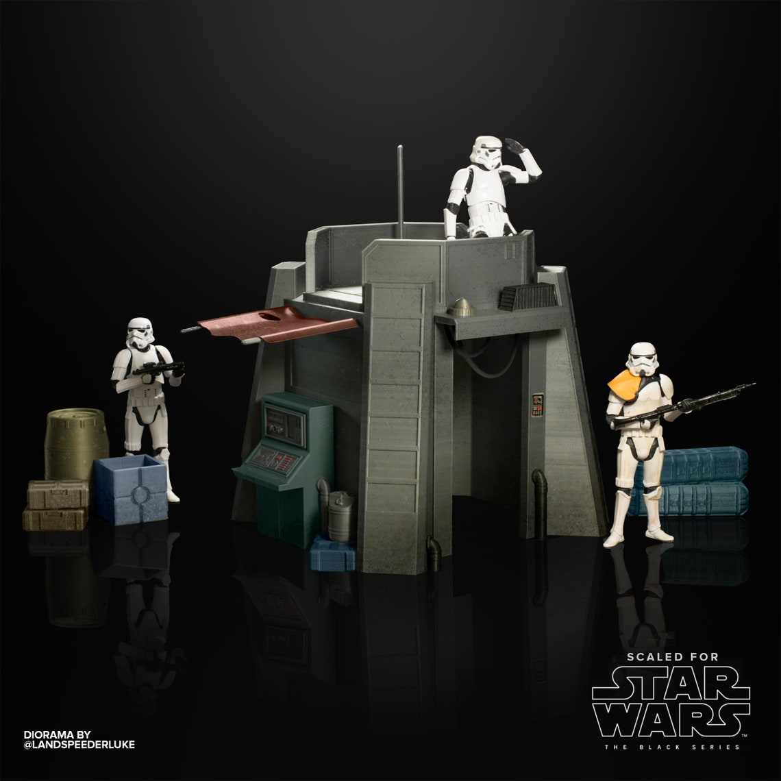 Security Outpost 3D Print Files - Inspired by Star Wars: Obi-wan Kenobi ...