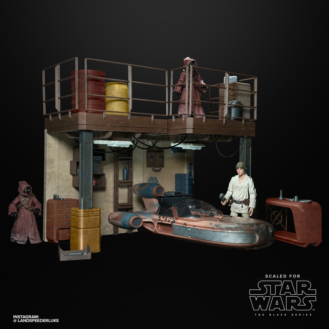 Speeder Garage - Star Wars Galaxy's Edge Inspired 3D Print STL Files - Etsy