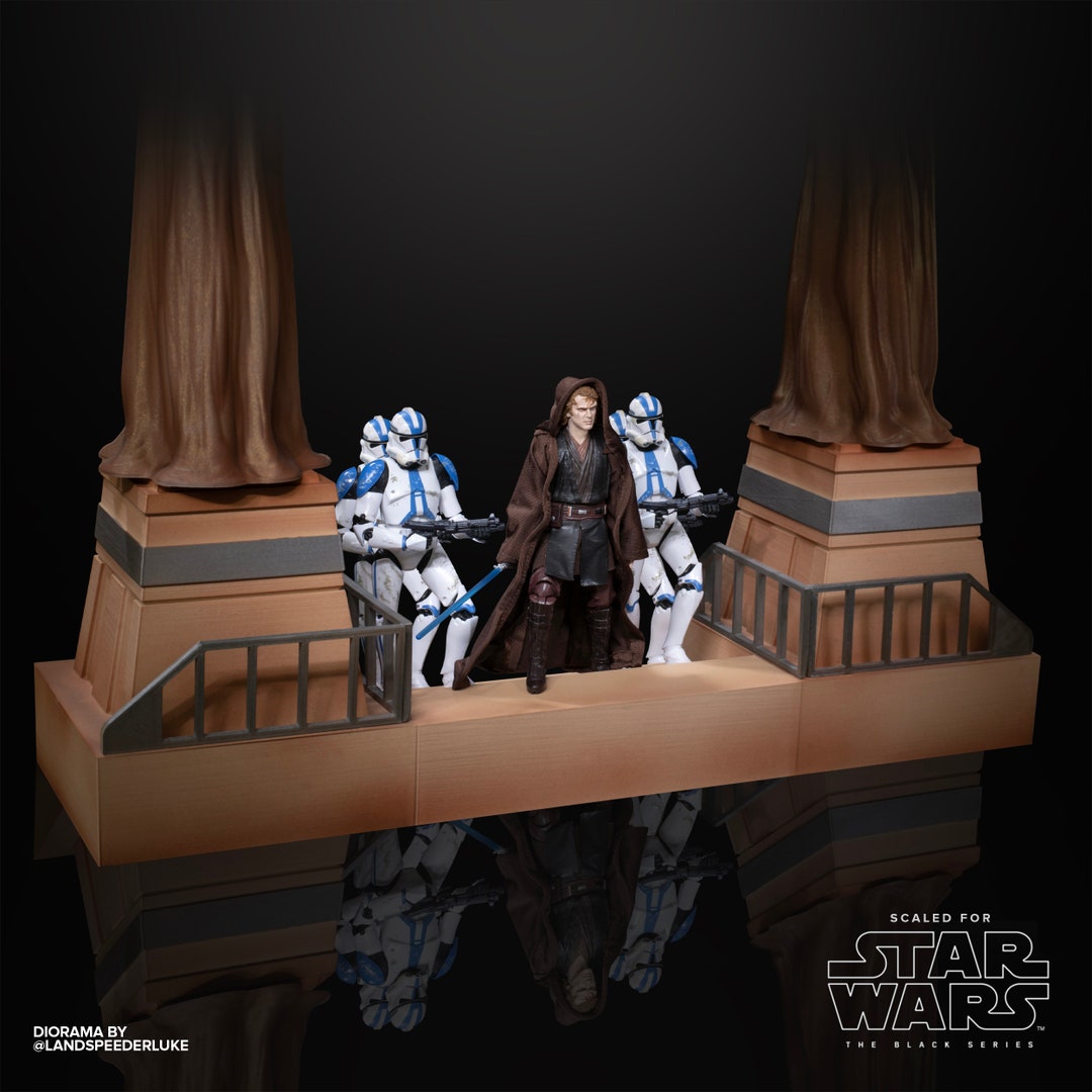 Jedi Temple Stairs 3D Print Files - Inspired by Star Wars Revenge of ...