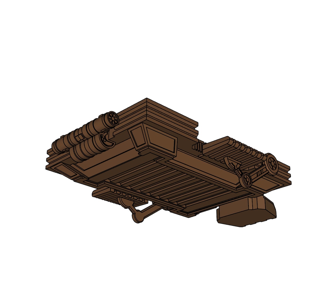 Mustafar Platform 3D Print Files - Inspired by Star Wars Revenge of the ...