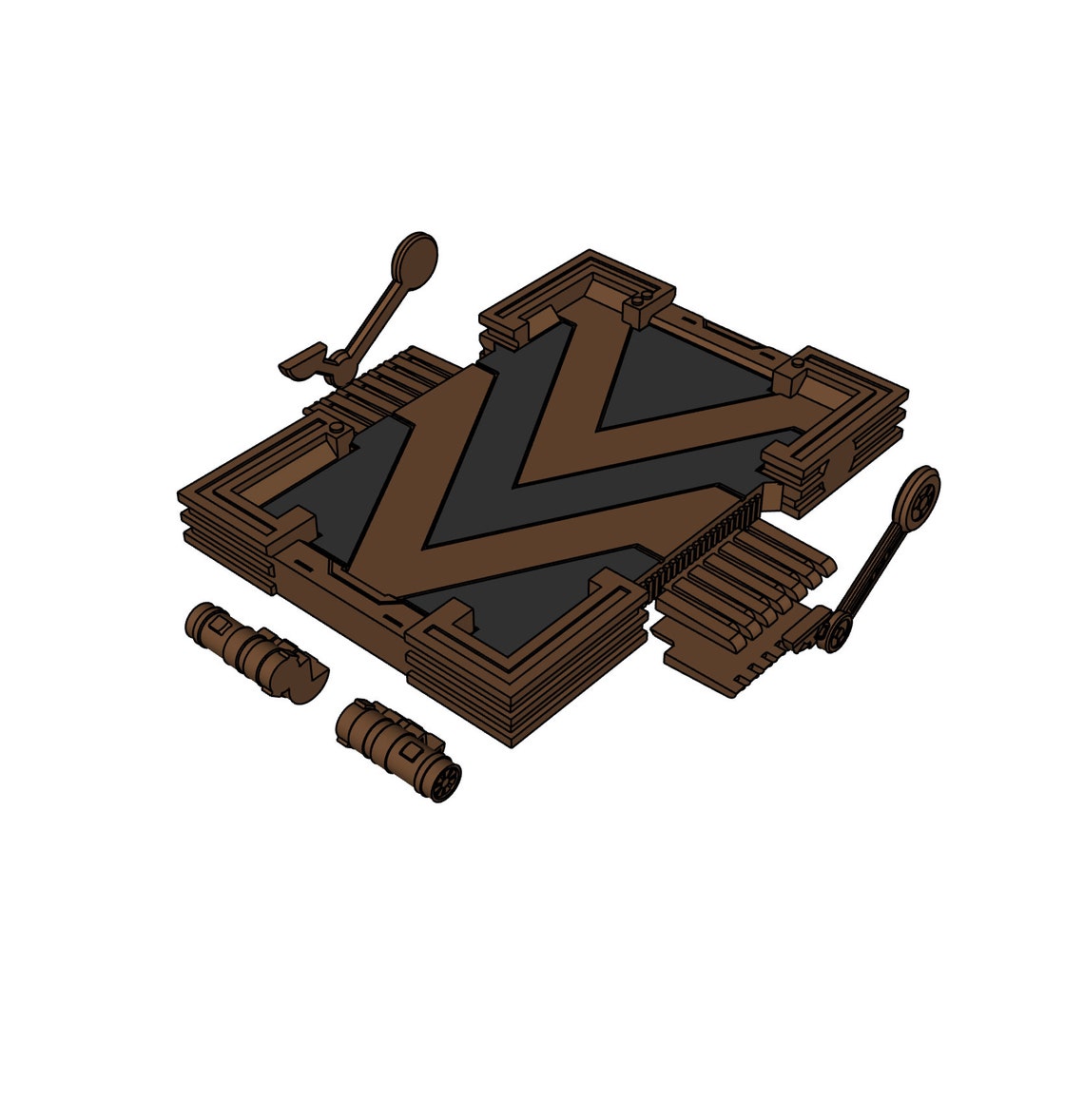 Mustafar Platform 3D Print Files Inspired by Star Wars | Etsy