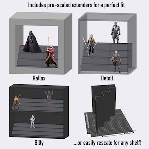 Magic Risers for Action Figures - STL 3D Print Files - Etsy