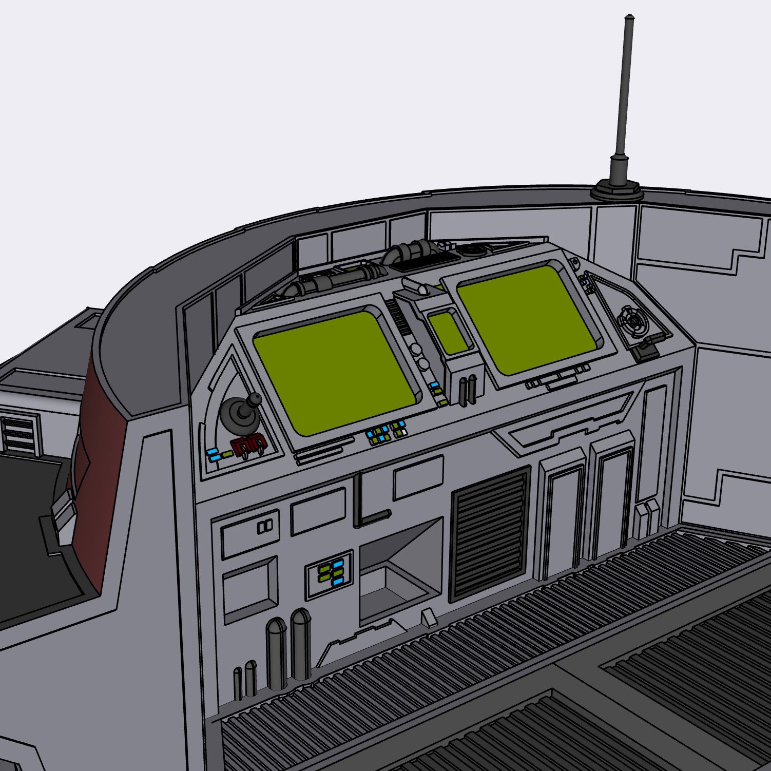 Forward Command Center STL 3D Print Files Inspired by Star - Etsy