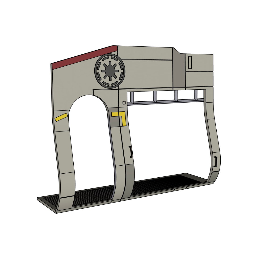 LAAT Clone Gunship STL 3D Print Files - Inspired by Star Wars - Etsy