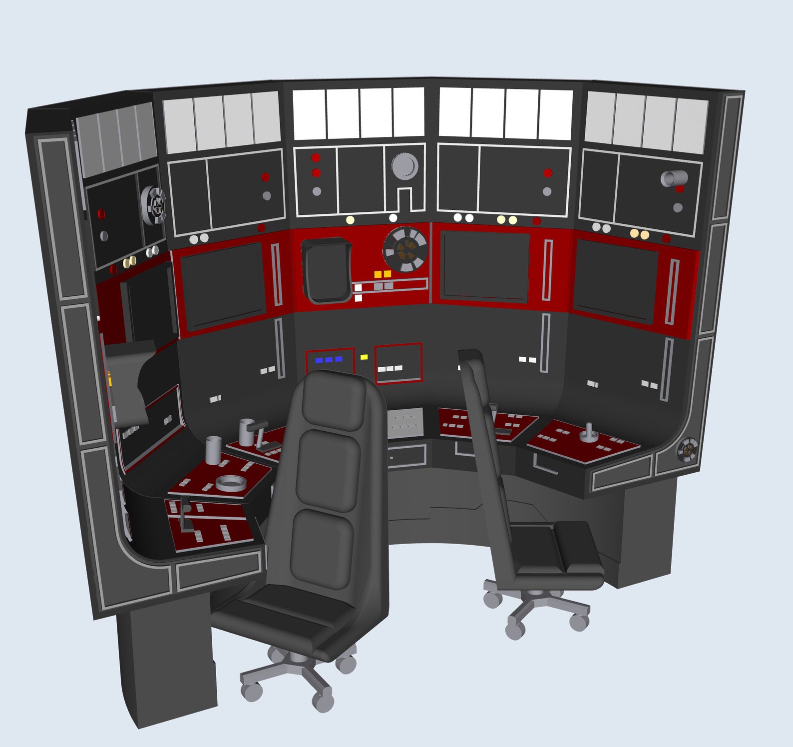 Death Star Control Room Diorama STL 3D Print Files Inspired - Etsy