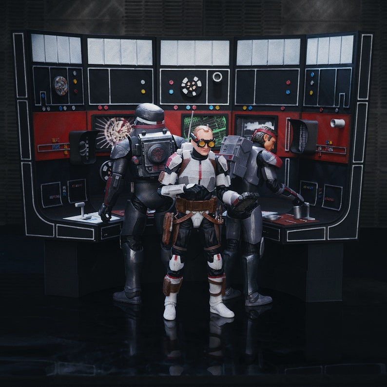 Death Star Control Room Diorama STL 3D Print Files Inspired - Etsy