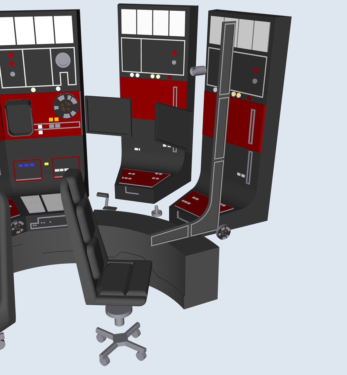 Death Star Control Room Diorama STL 3D Print Files Inspired - Etsy