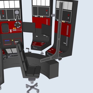 Death Star Control Room Diorama STL 3D Print Files - Inspired by Star ...