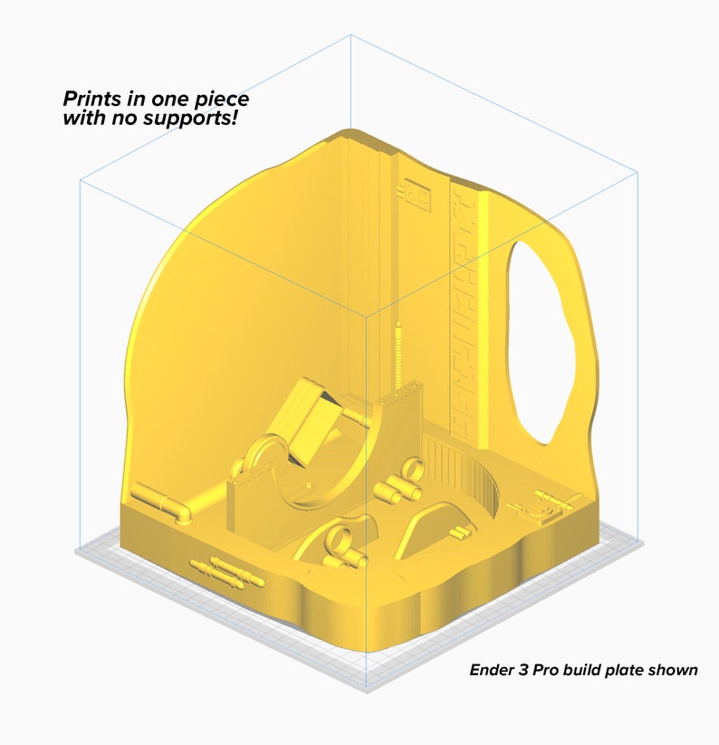 Desert Workshop Diorama STL 3D Print Files Prints in One - Etsy