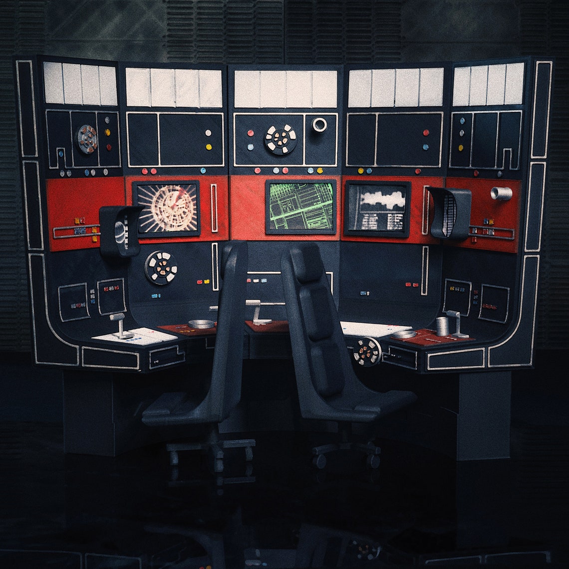 Death Star Control Room Diorama STL 3D Print Files Inspired - Etsy