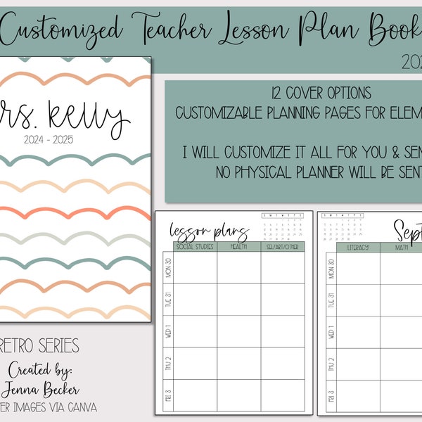 Teacher Lesson Plan - Etsy