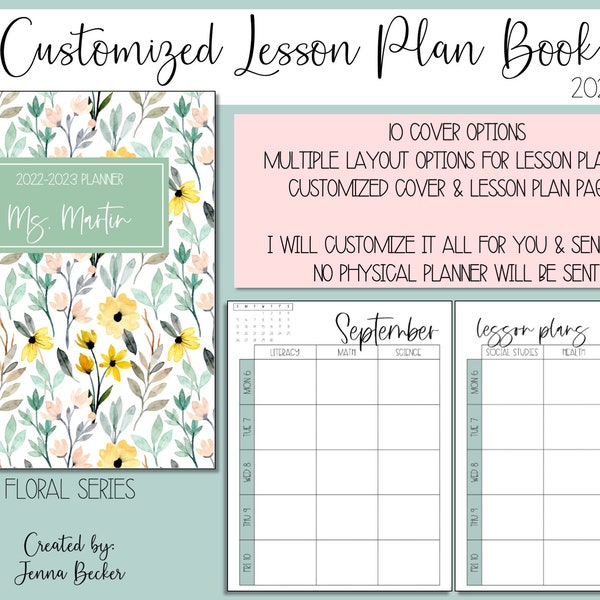 Lesson Book - Etsy
