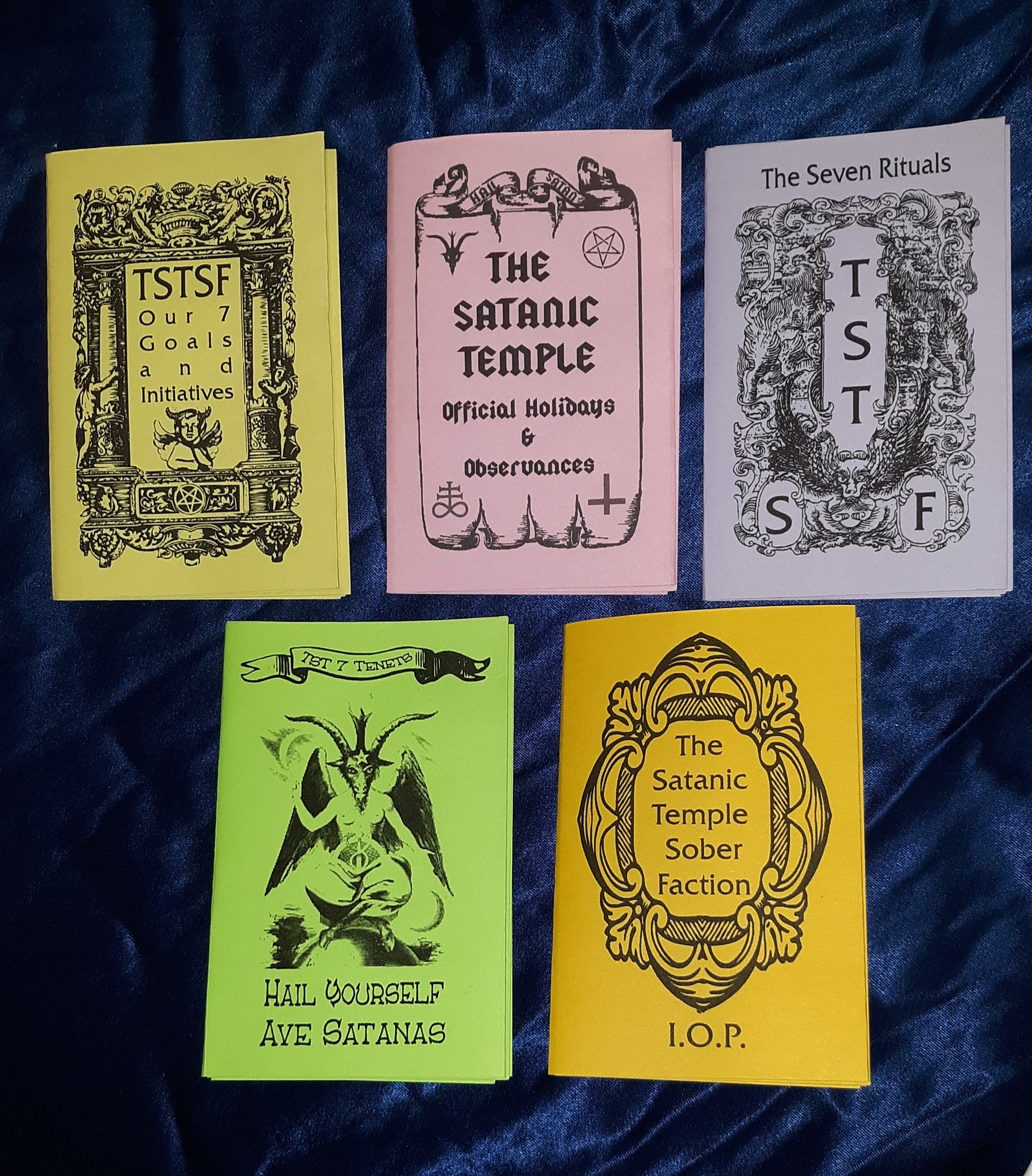 Church Of Satan Crimson Card