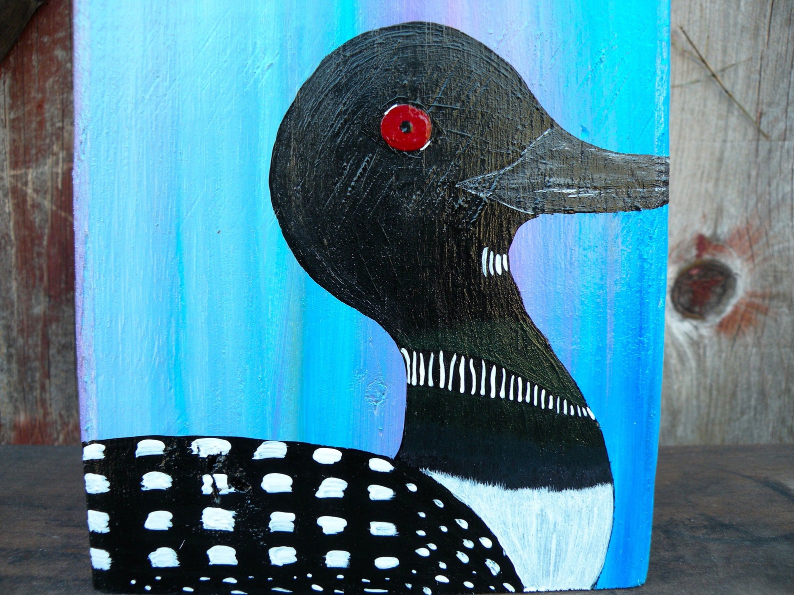 Loon Art Loon Art Sign Loon Art Decor Loon Lake Decor Loon | Etsy