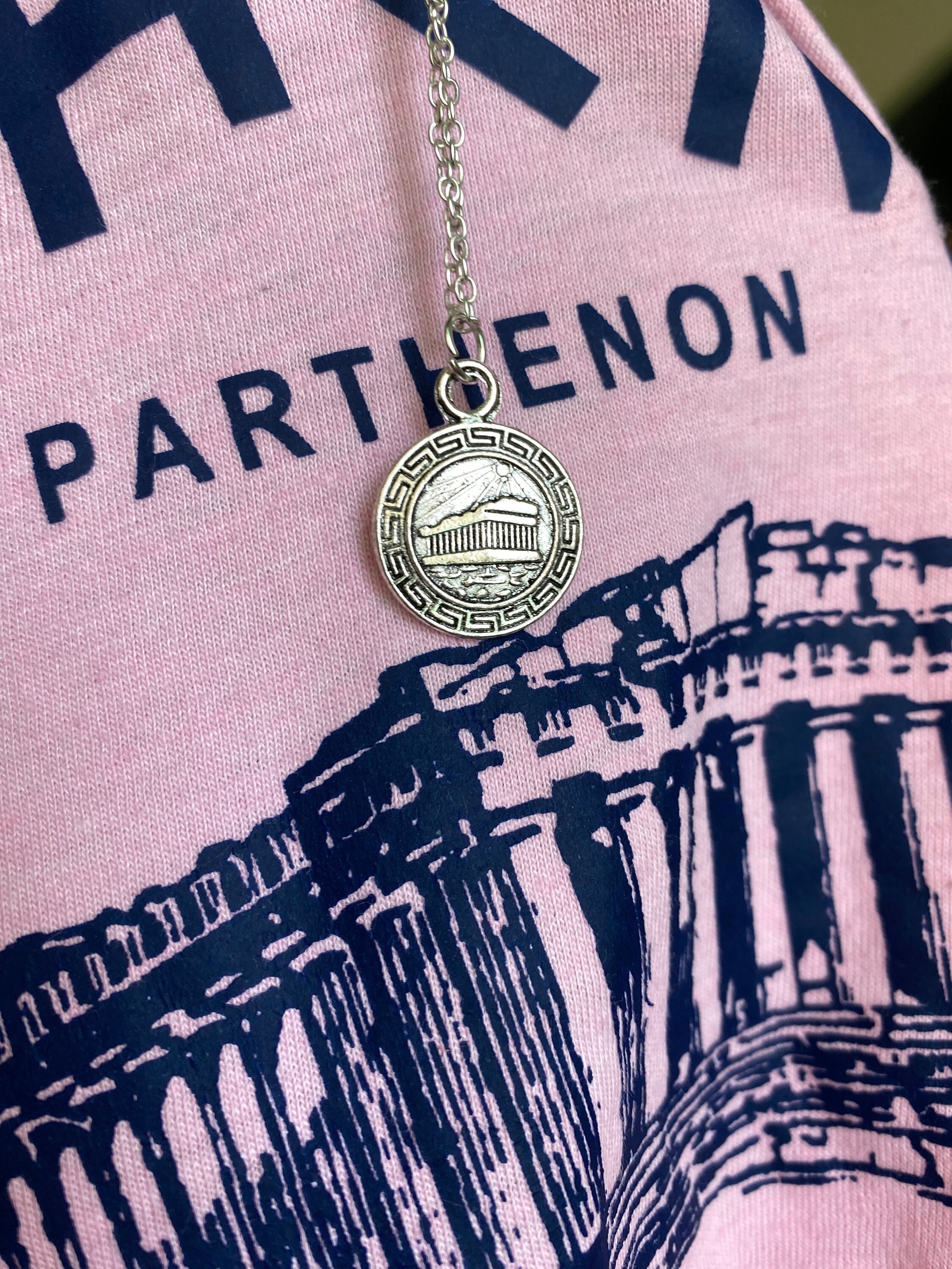 Parthenon Athens Necklace / Greek Temple Classics Medallion Jewelry ...