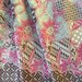 A Beautifully Designed Indonesian Batik Printed Fabric With Pink and ...