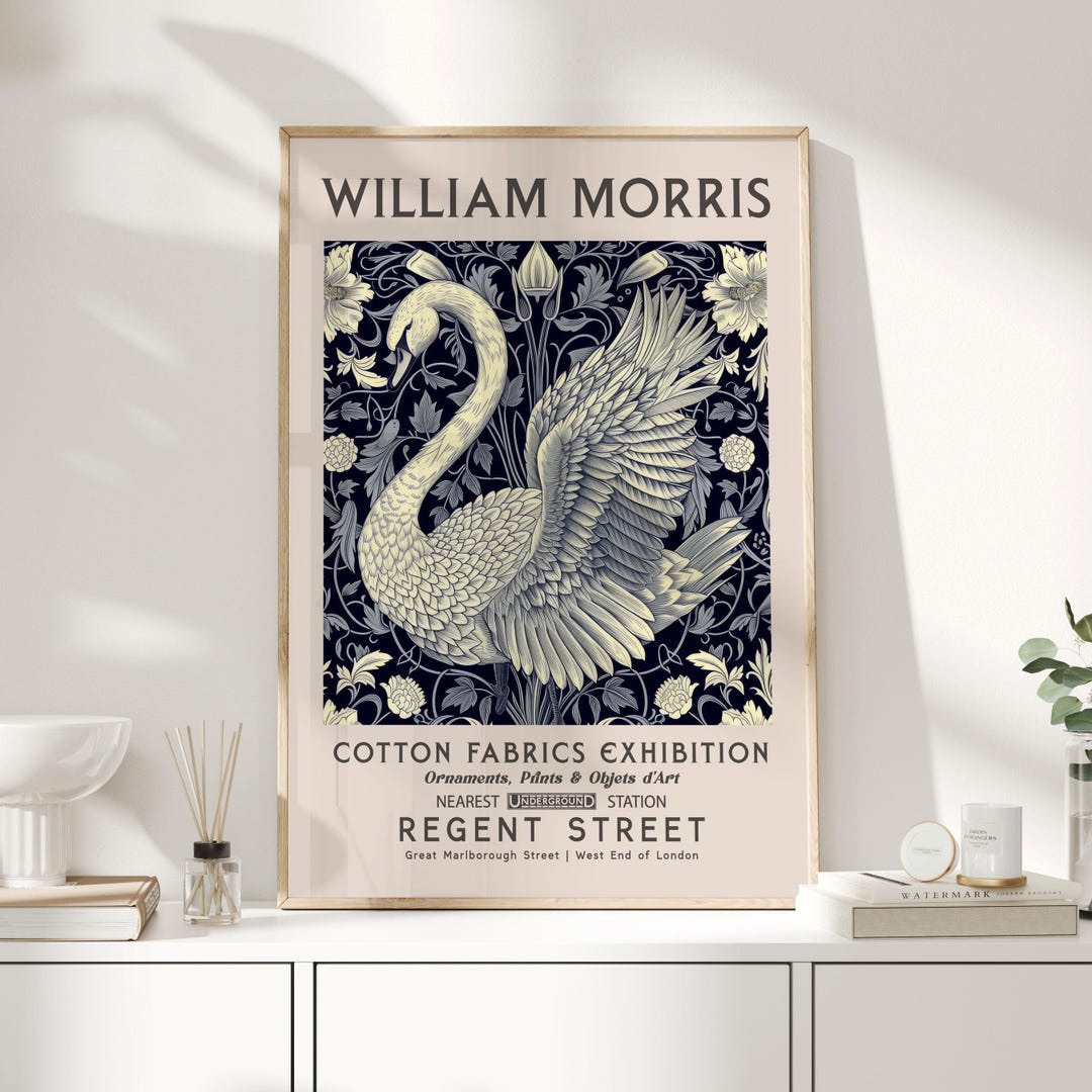 William Morris Print, William Morris Art, Exhibition Poster, William ...