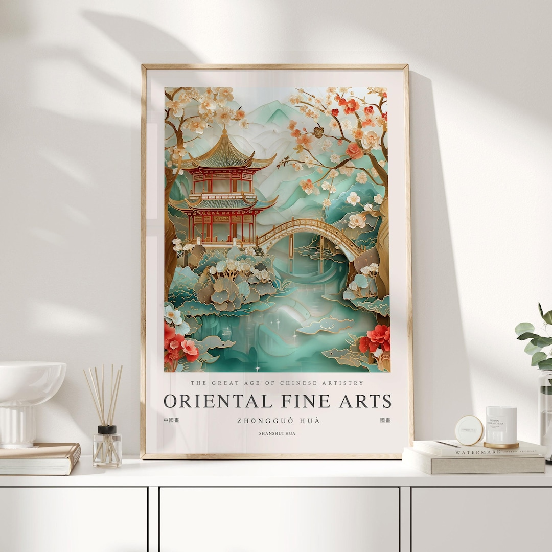 Asian Poster, Asian Art, Asian Home Decor, Chinese Artwork, Chinese ...