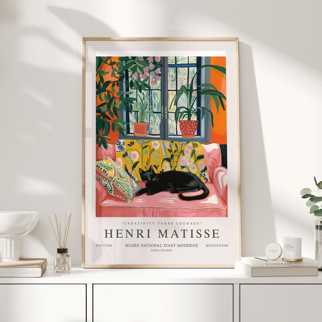 Matisse Cat, Matisse Print, Matisse Poster, Henri Matisse, Matisse ...