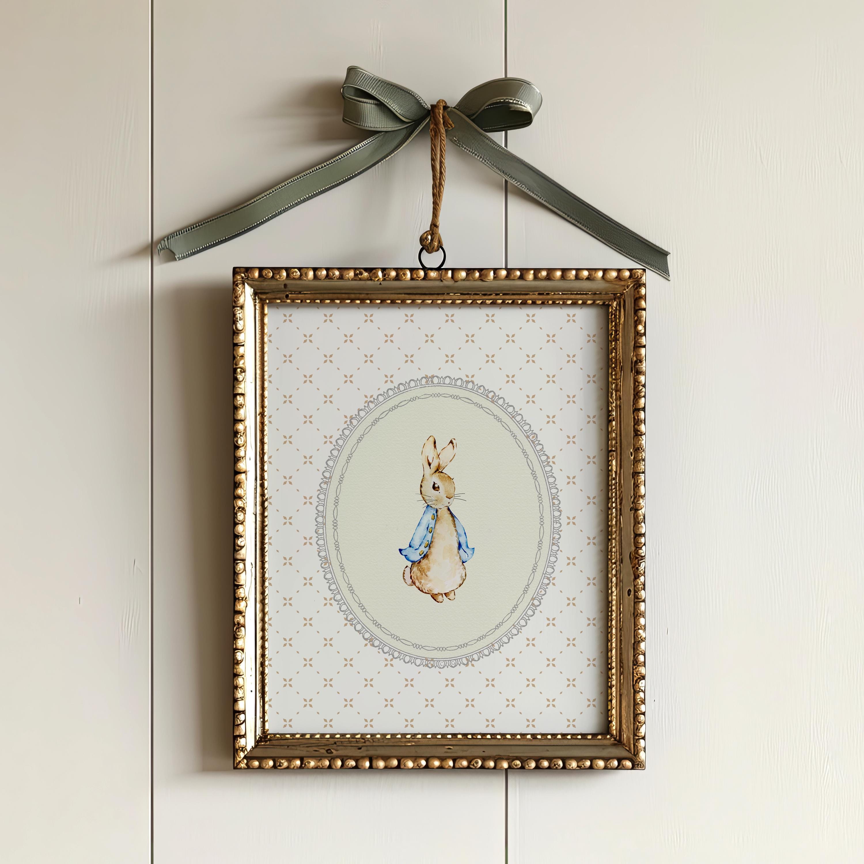 Peter Rabbit Print, Peter Rabbit Art, Nursery Decor, Nursery Wall Art ...