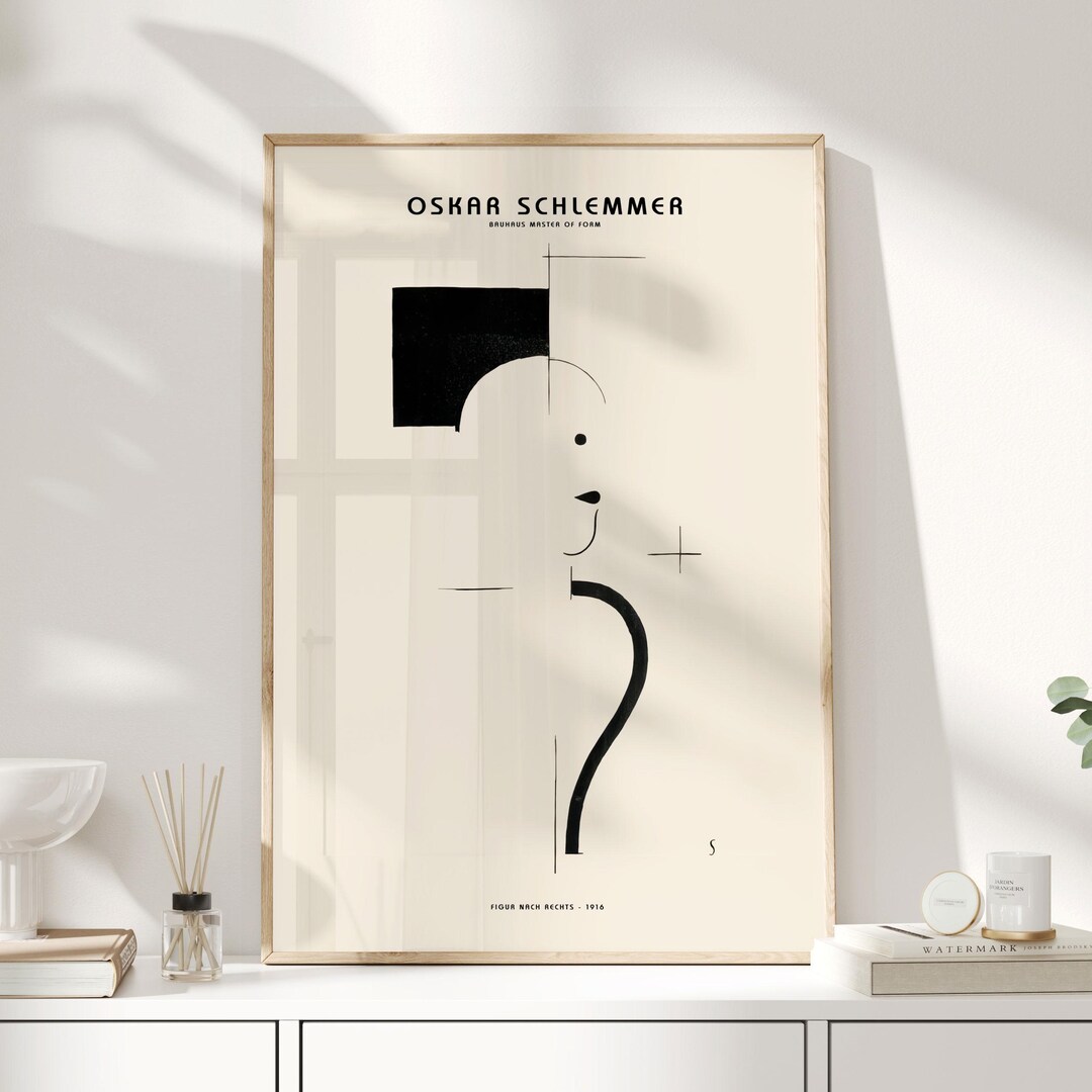 Oskar Schlemmer Wall Art, Bauhaus Poster, Bauhaus, Bauhaus Print ...
