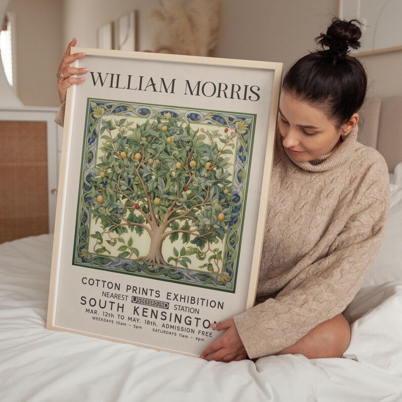 William Morris Print, William Morris Art, Exhibition Poster, William ...