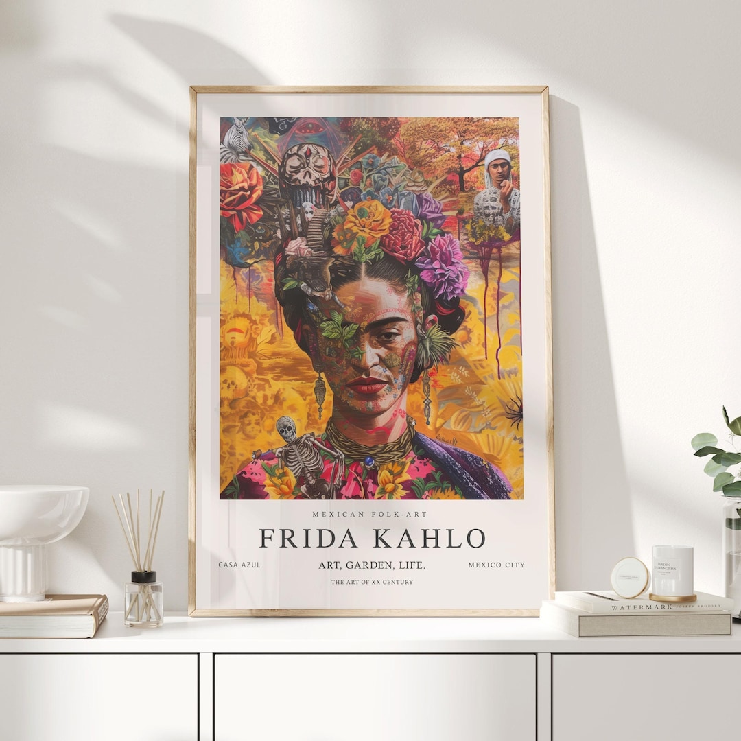 Frida, Frida Khalo, Frida Kahlo Poster, Frida Kahlo Print, Exhibition ...