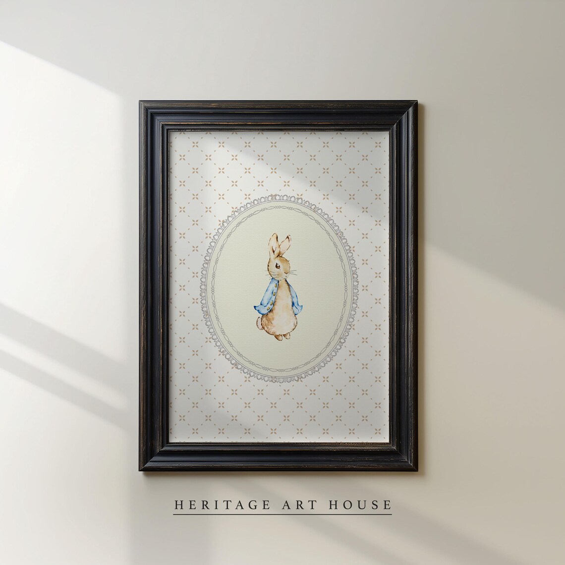 Peter Rabbit Print, Peter Rabbit Art, Nursery Decor, Nursery Wall Art ...