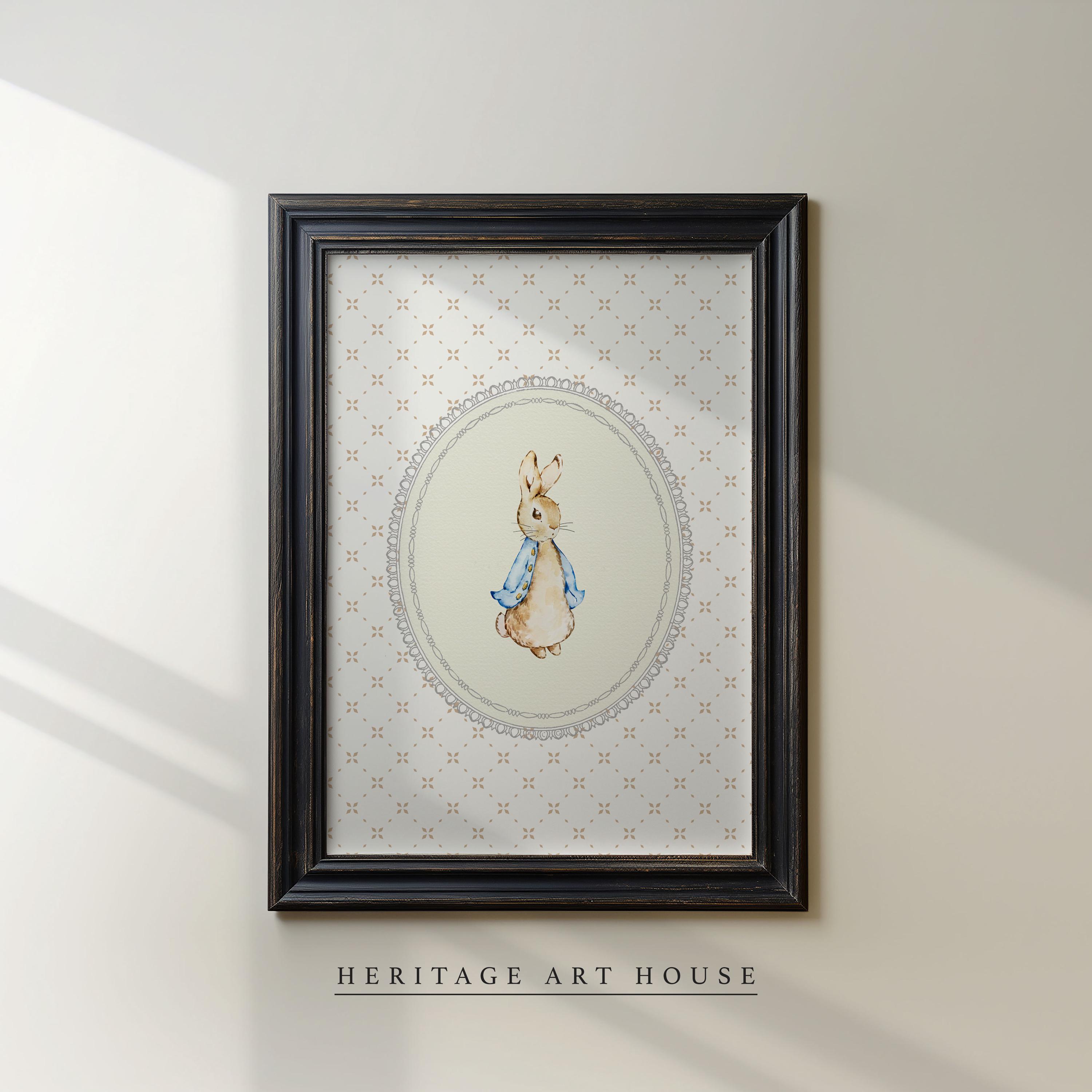 Peter Rabbit Print, Peter Rabbit Art, Nursery Decor, Nursery Wall Art ...