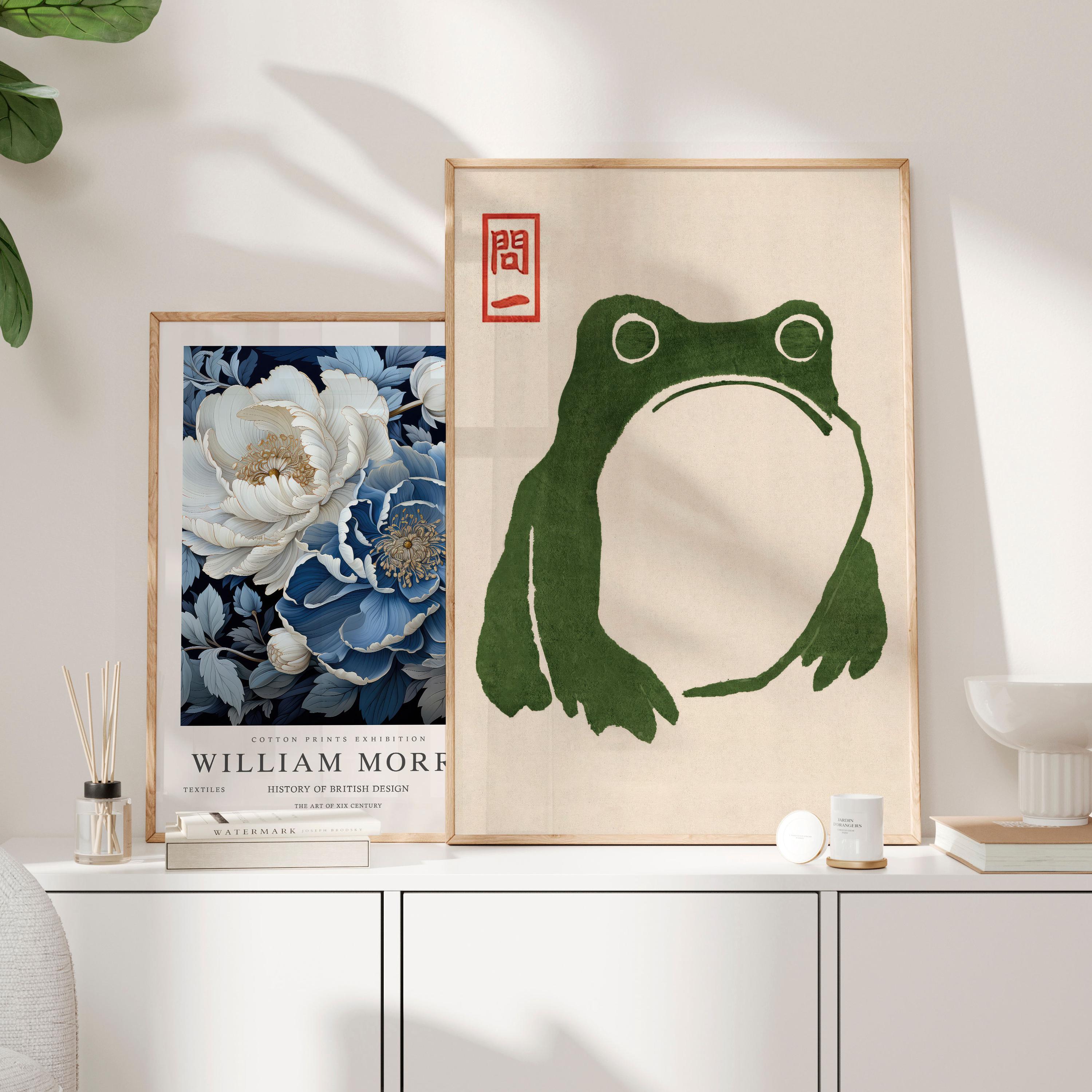 Matsumoto Hoji, Matsumoto Frog, Japanese Frog, Frog Print, Japanese ...