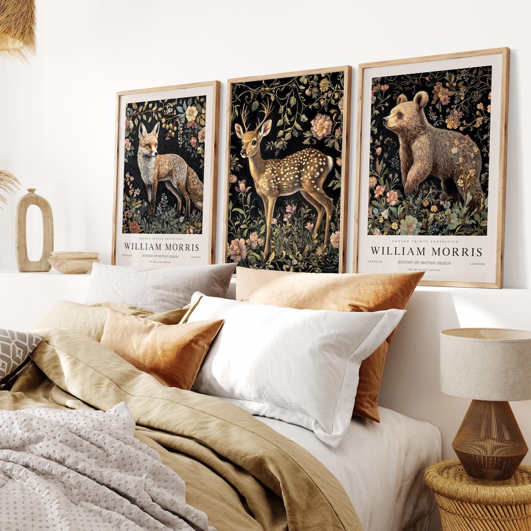 William Morris Print, William Morris Nursery, Set of 3 Nursery, William ...