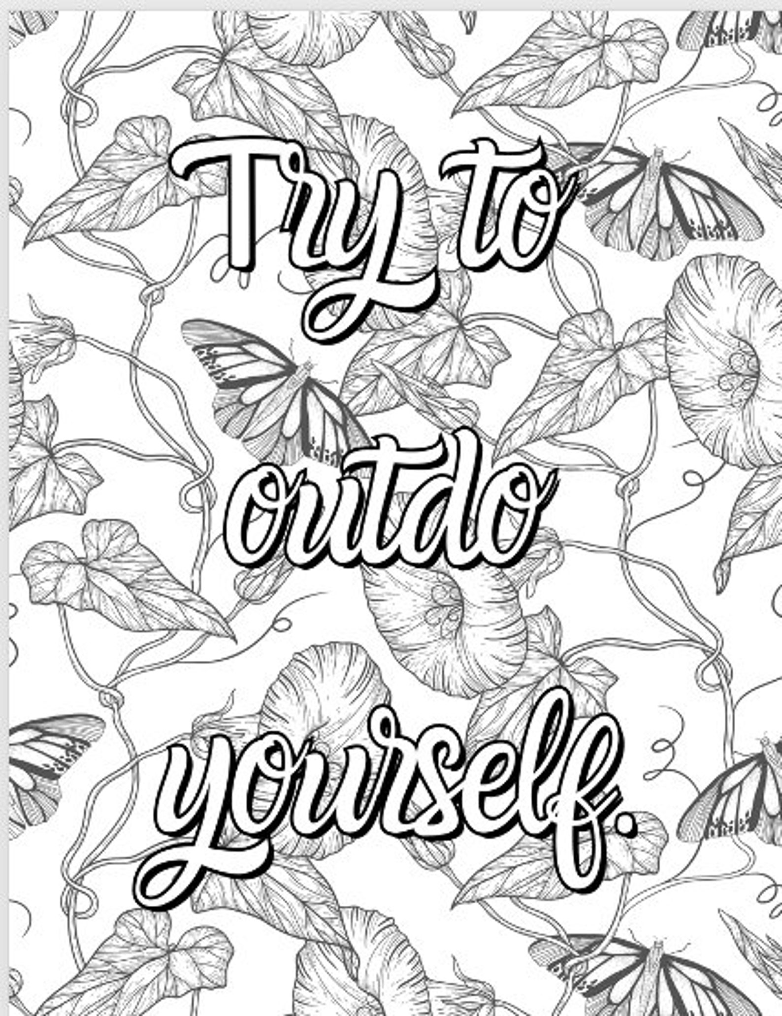 Manifestation Digital Coloring Pages | Etsy