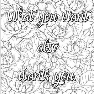 Manifestation Digital Coloring Pages | Etsy