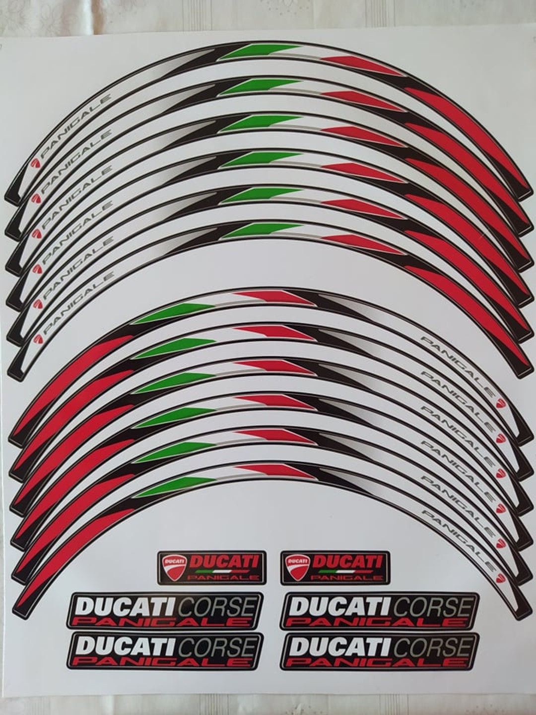 Ducati Panigale Motorcycle Wheel Decals Rim Stickers Stripes - Etsy