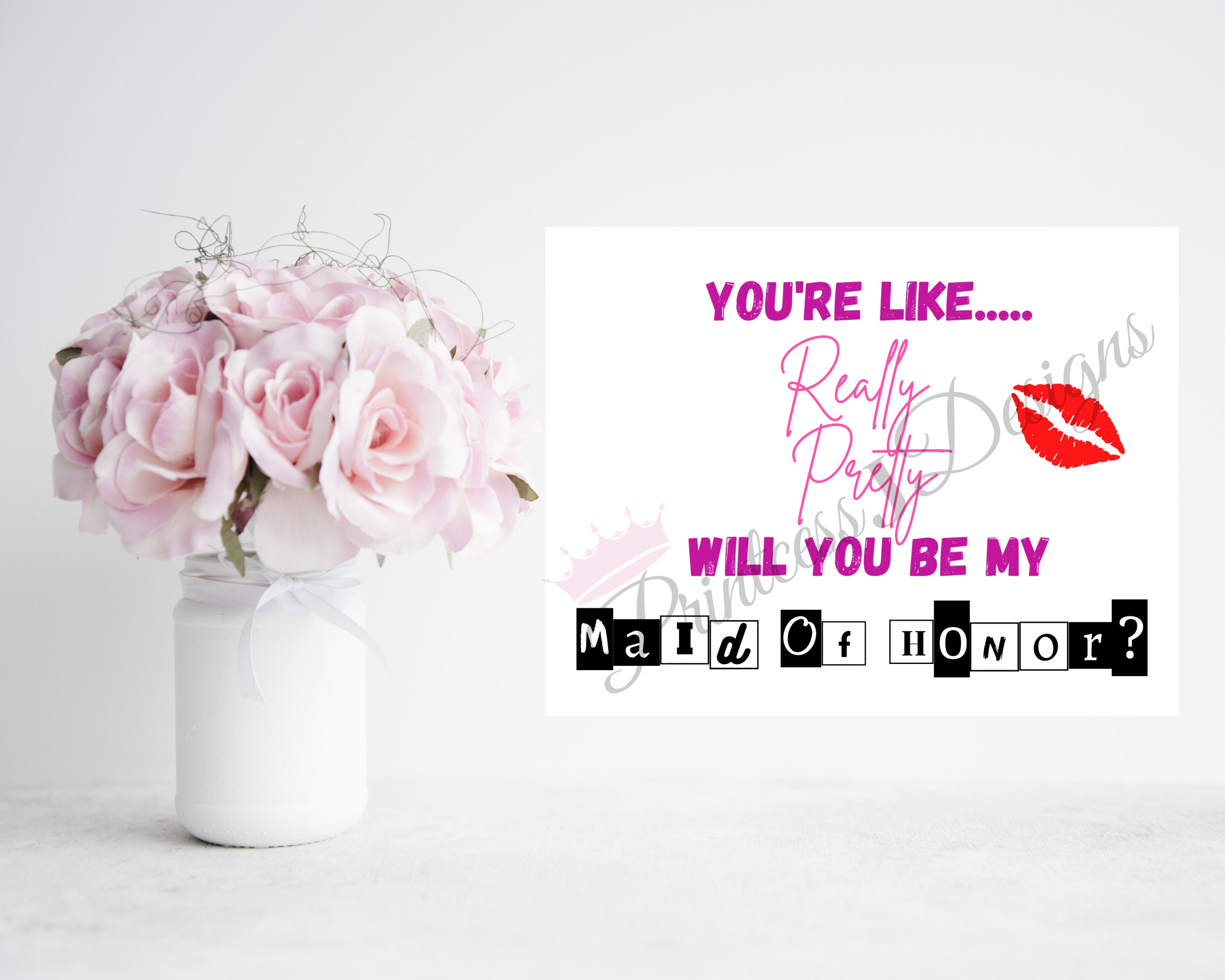 Mean Girls Themed Bridesmaid Proposal Cards | Mean Girls Movie ...
