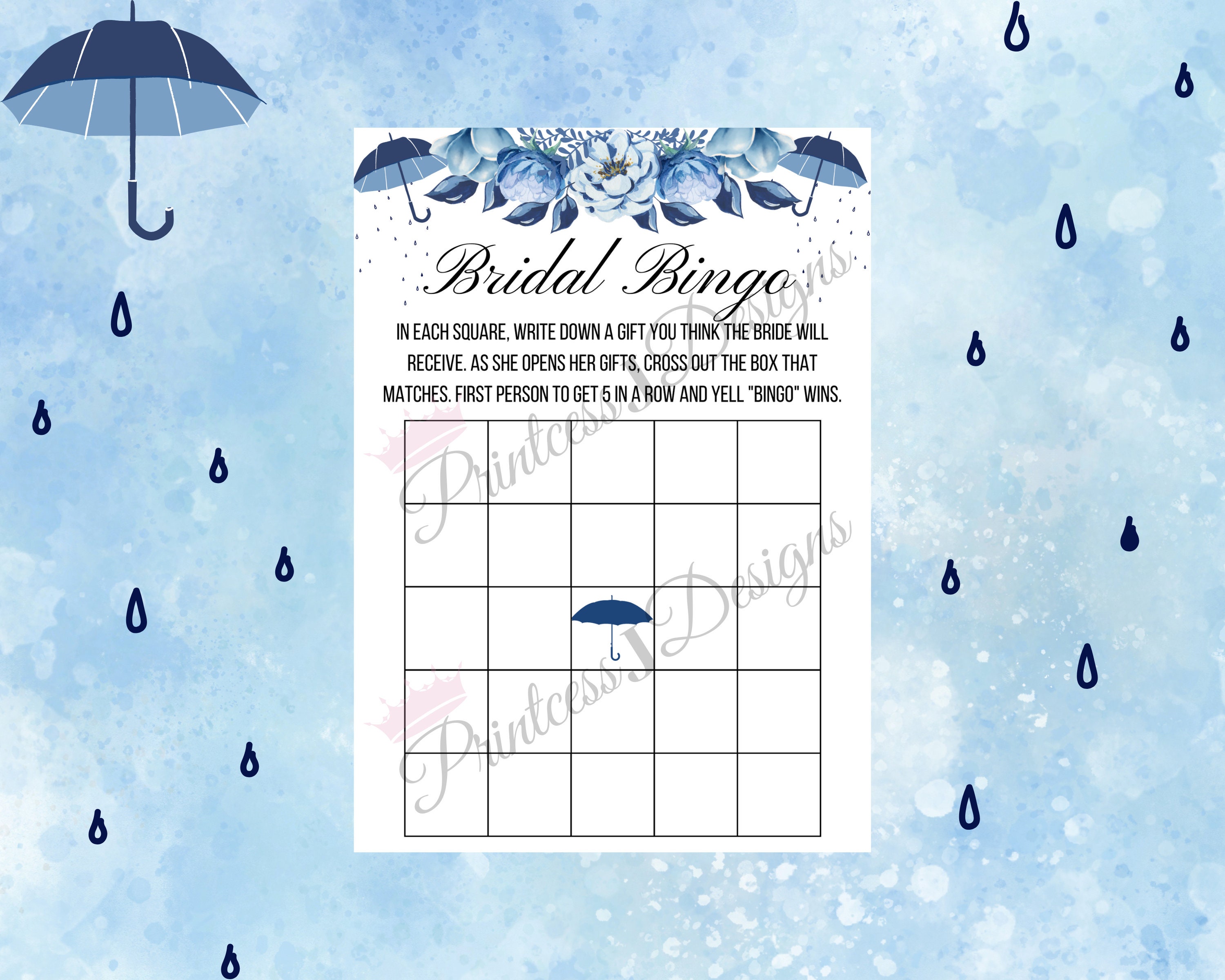 April Showers Wedding Flowers Bridal Shower Bundle | Spring/summer ...
