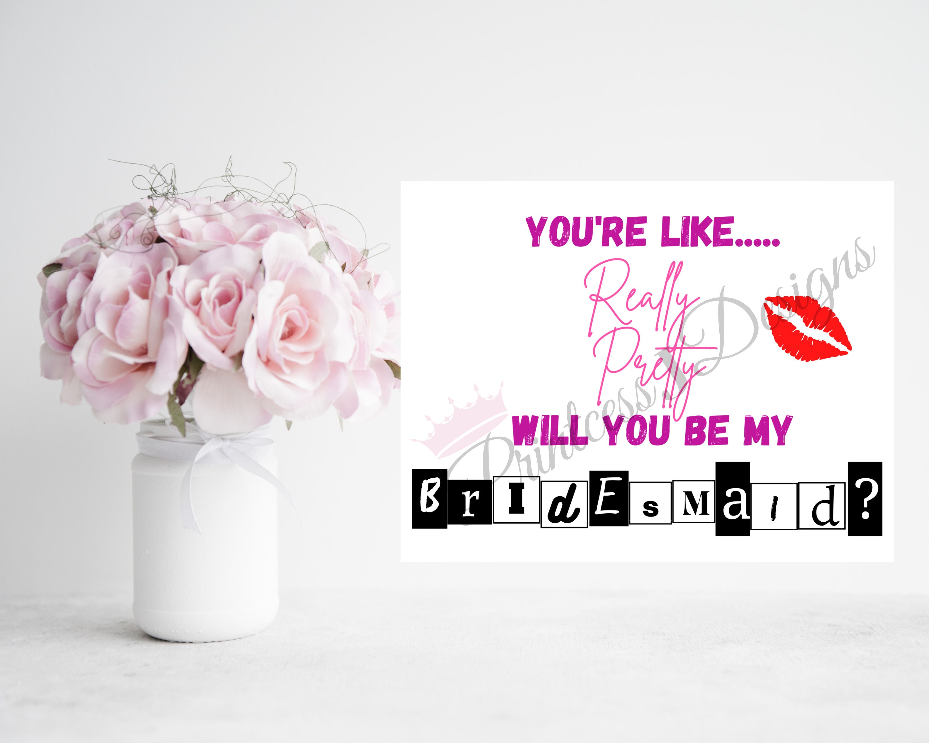 Mean Girls Themed Bridesmaid Proposal Cards | Mean Girls Movie ...