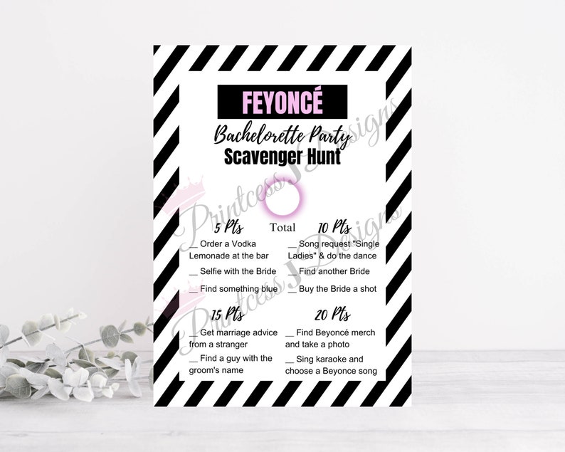 Feyoncé Bachelorette Party Games Bundle | Beyhive Bride | Drunk in Love ...