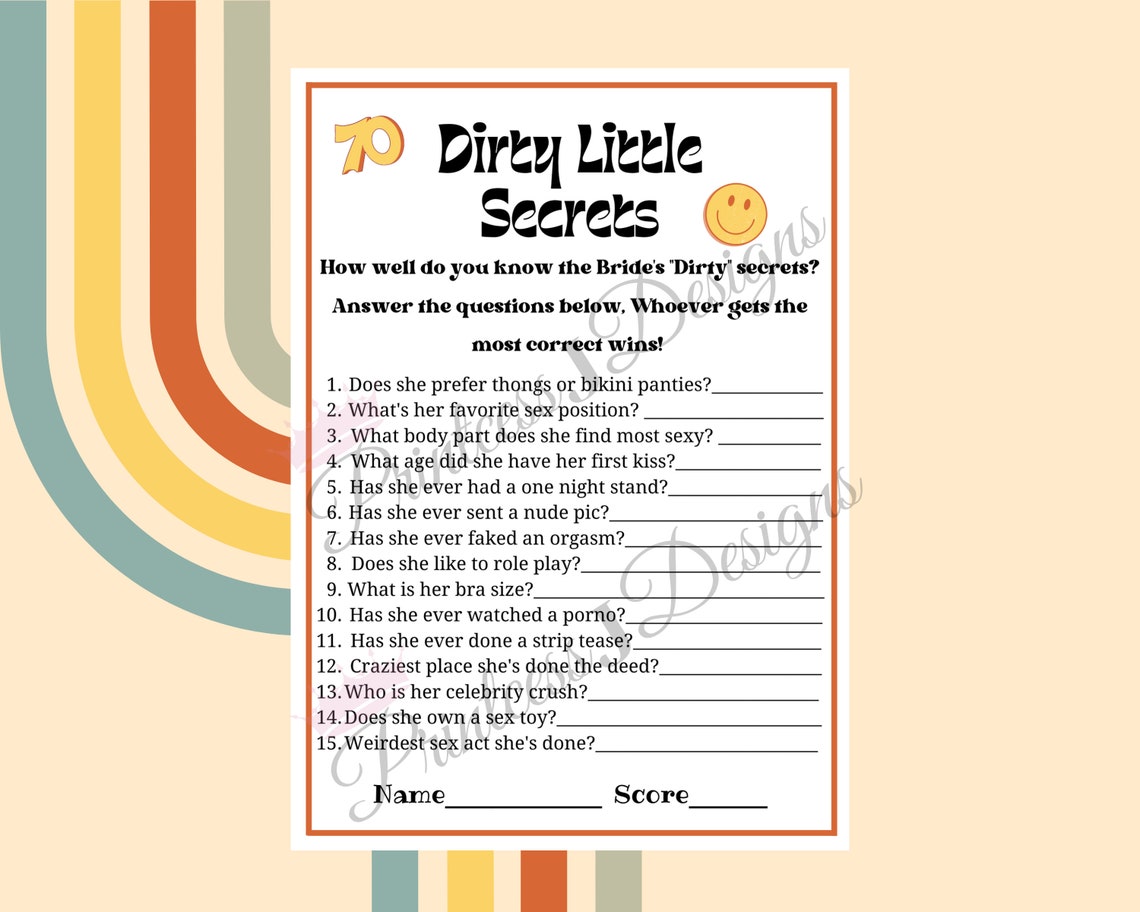 70s Disco Themed Bachelorette Party Games Bundle Printable Games ...
