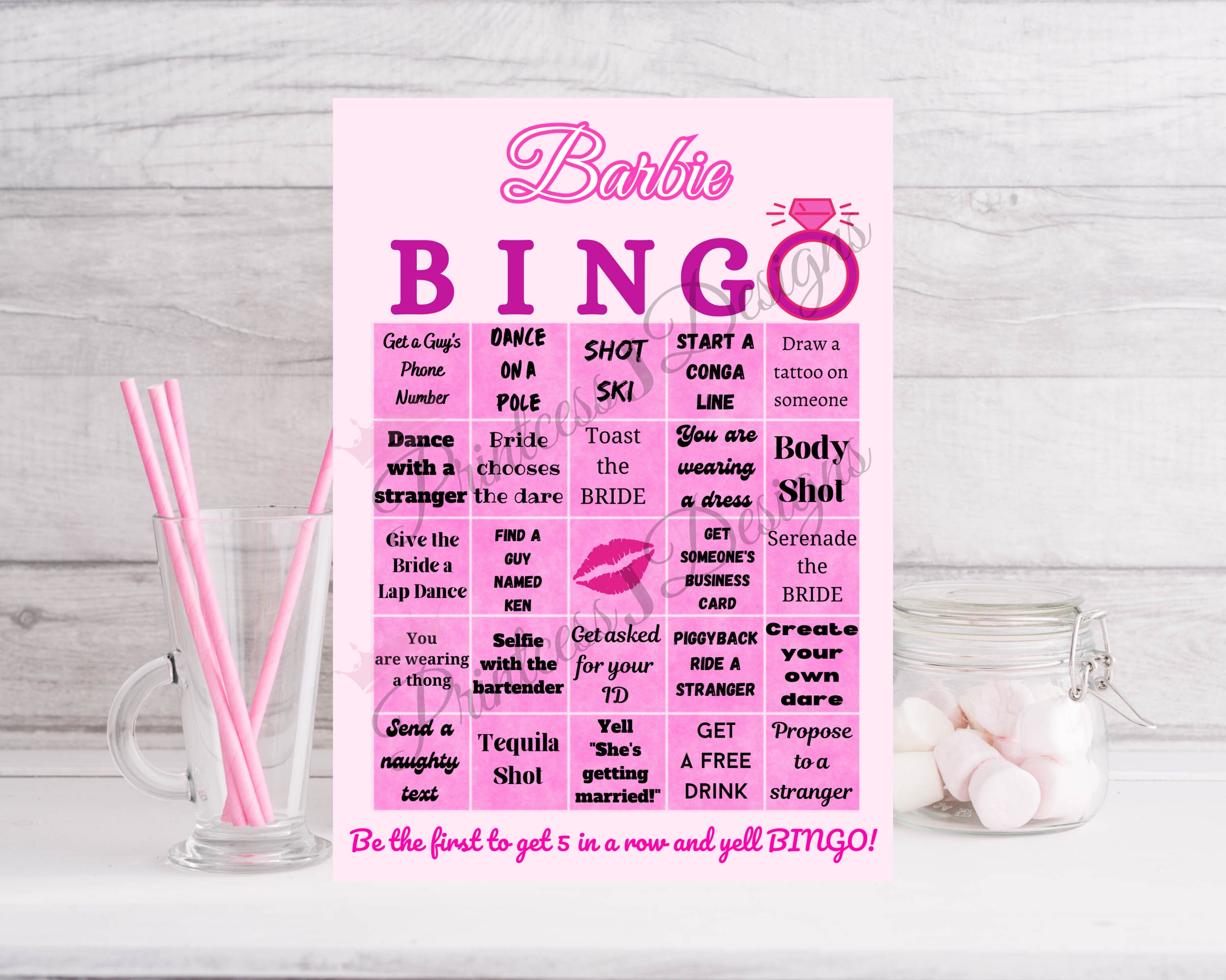 Barb Doll Themed Bachelorette Party Games Bundle | B A R B I E ...