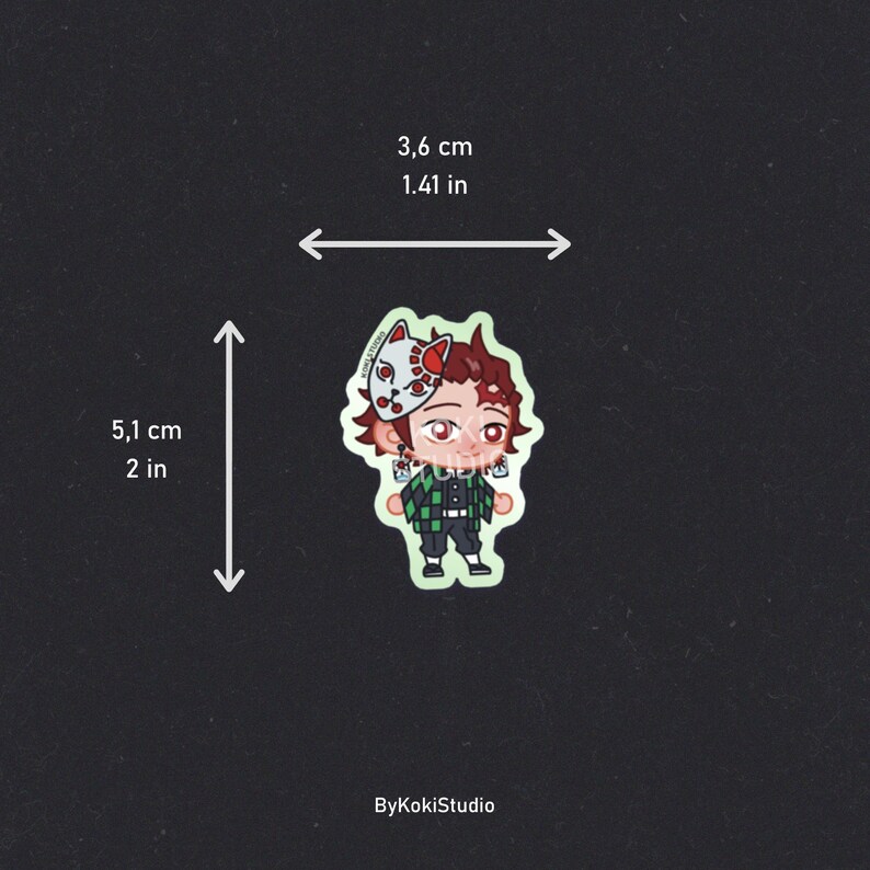 FINAL STOCK | KNY | Matte Stickers | Fanart Merch | Anime Sticker ...