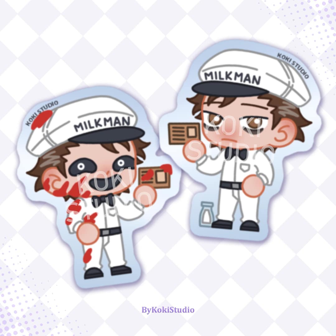Milkman | Matte Stickers | Fanart Merch | Videogame Sticker | Indie ...