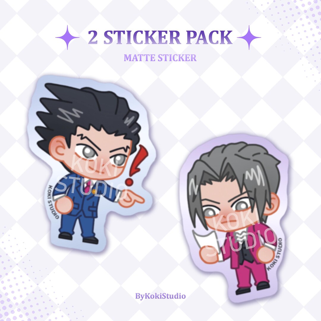 Lawyers | Matte Sticker Pack | Fanart Merch | Videogame Sticker ...