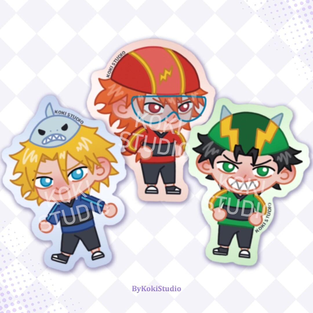 Rowdyruff Boys | Matte Stickers | Fanart Merch | Cartoon Sticker ...