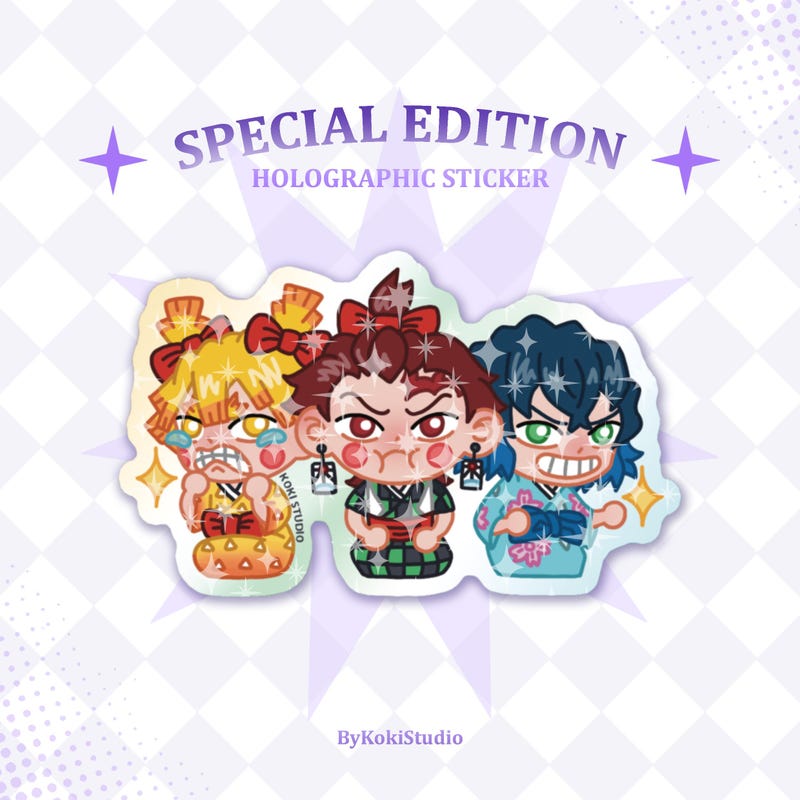 Kimetsu No Yaiba Sticker - Etsy